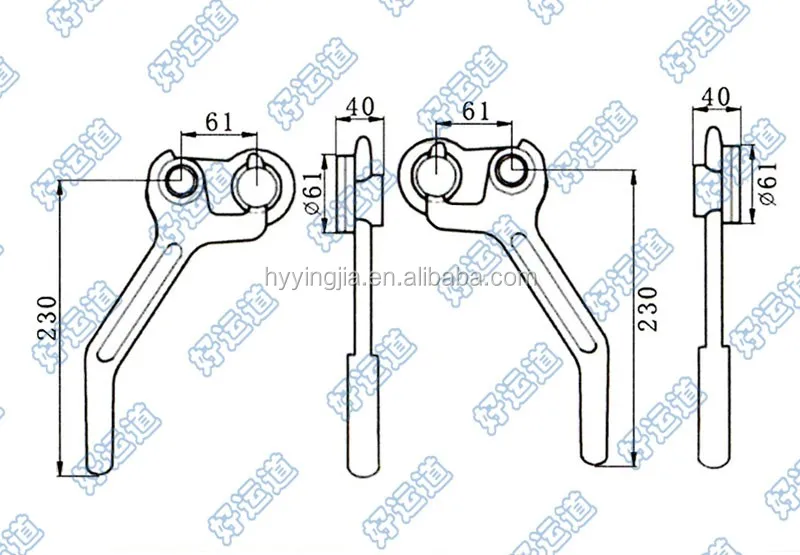 Truck Trailer Steel Dropside Toggle Fastener Side Board Latch - Buy ...