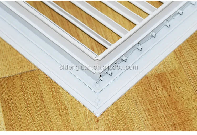 Hvac System Linear Slot Air Grille With Obd Air Louver - Buy Linear ...