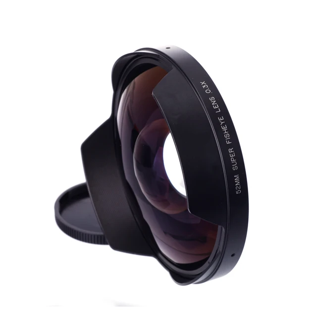 Kapkur 0.3X 58mm Mount Fisheye Camcorder Lens - Wide Angle