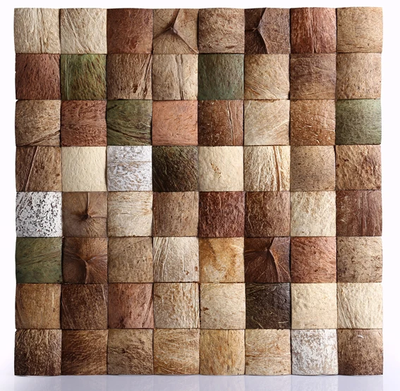 Stylish Coconut Shell Tile Mosaic - Durable & Waterproof