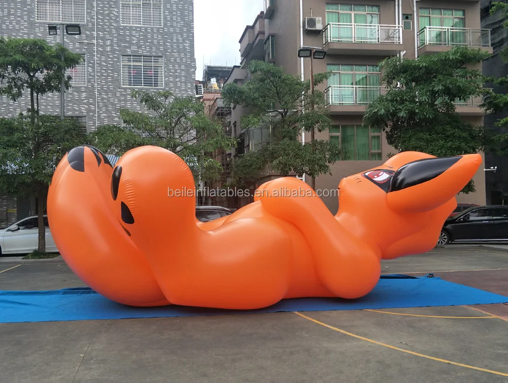 Customized Pvc Orange Inflatable Foxes Model For Sale - Buy Inflatable ...