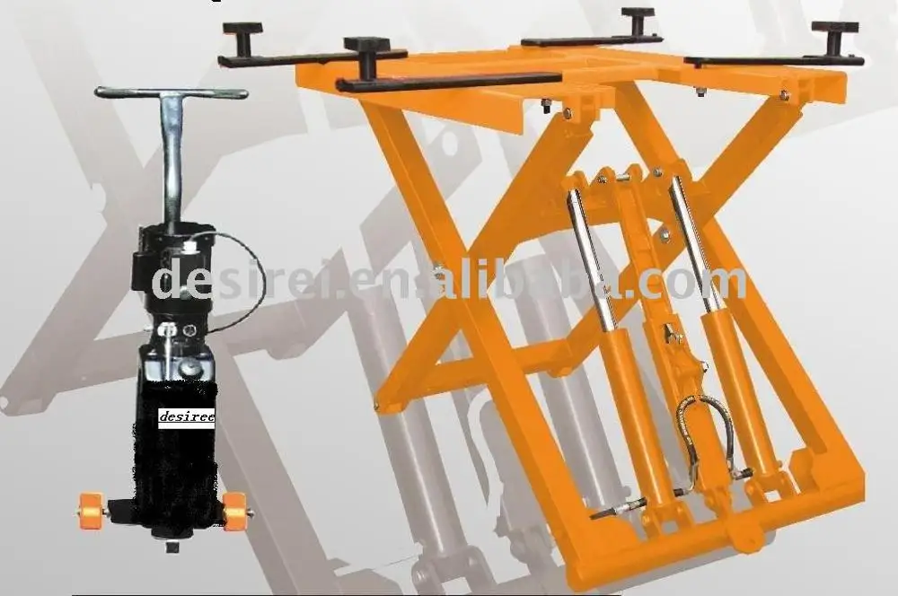 Mini Auto Scissor Car Lift 2700 DSLP606 - Efficient Lifting