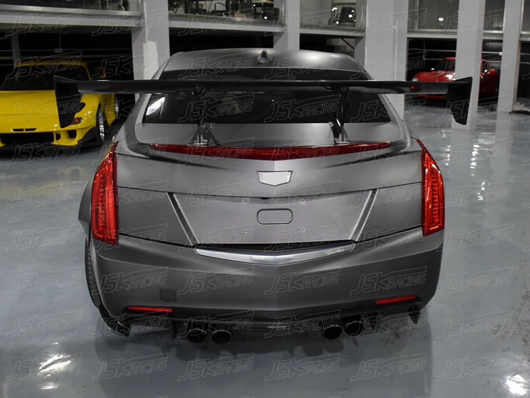 FOR T-D STYLE CARBON FIBER REAR SPOILER WING for 2013-2017 CADILLAC ATS ...