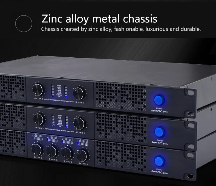 Digital Power Amplifier - 1U, 60V-300V, 4200W X2 Channels