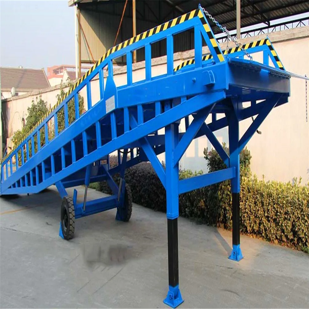 10 Ton Mobile Hydraulic Yard Ramps For Truck - Buy Used Mobile Yard ...