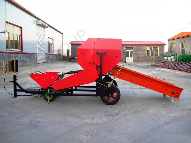 Hot Sale Corn Silage Bale Making Machine/animal Feed Round Silage Baler ...
