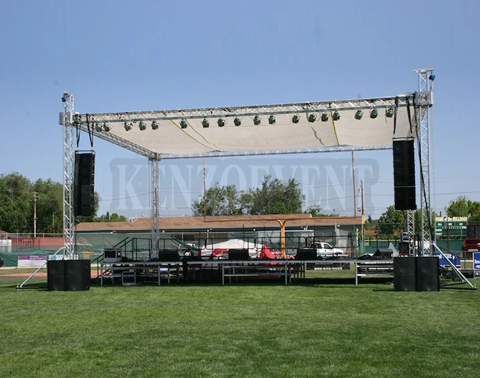 Aluminum Lighting Truss Ground Support Stage Roof Truss - Buy Stage ...