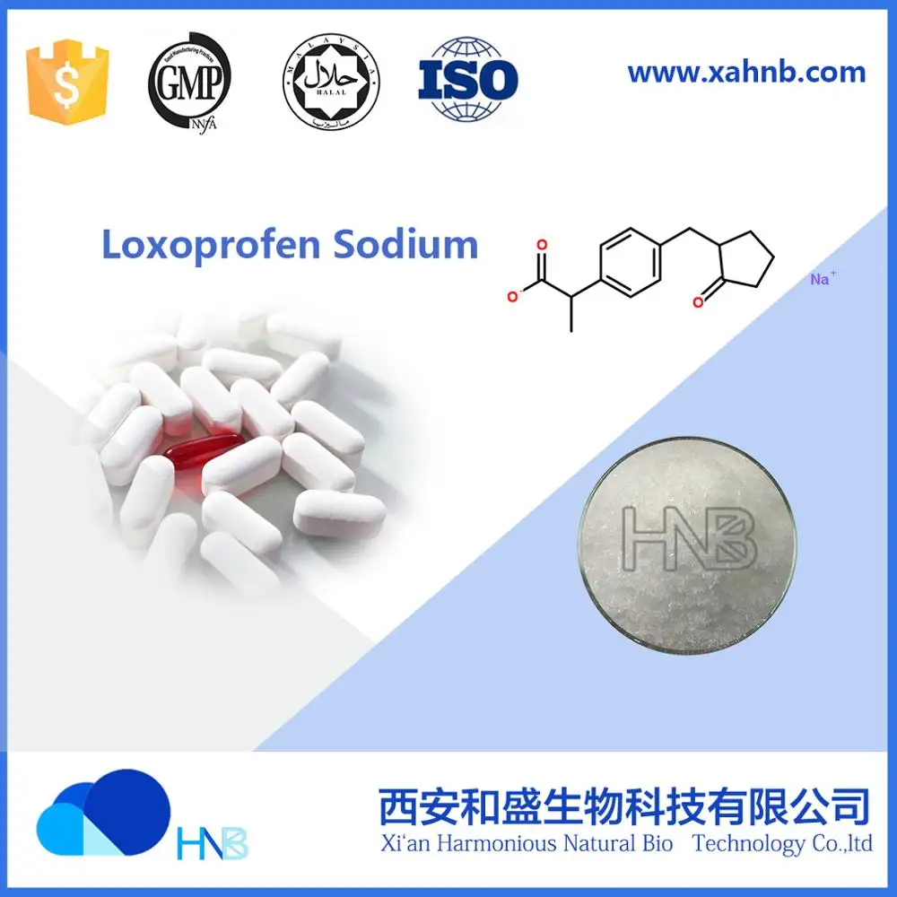 Anti-inflammatory Loxoprofen Sodium Cas No 80382-23-6 - Buy Loxoprofen Sodium,Loxoprofen,80382 ...