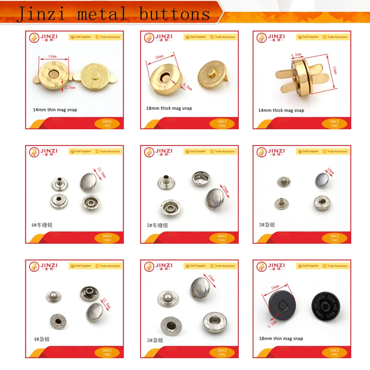 14mm Magnetic Snap Closure For Purse - Buy Magnetic Snap Closure For ...