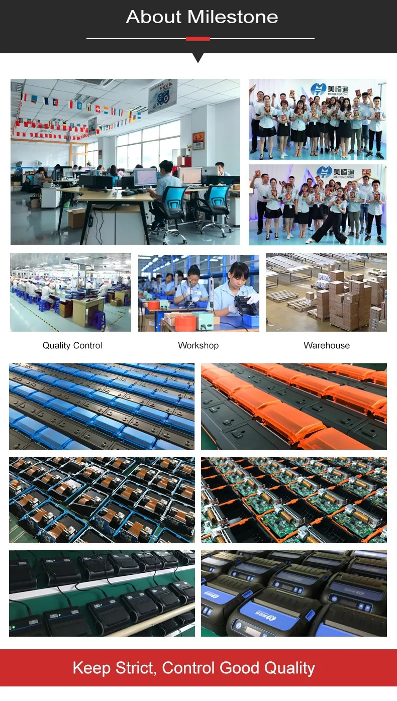 Milestone Handheld Pos Mht-m1 Mobile Pos Terminal Android Receipt ...