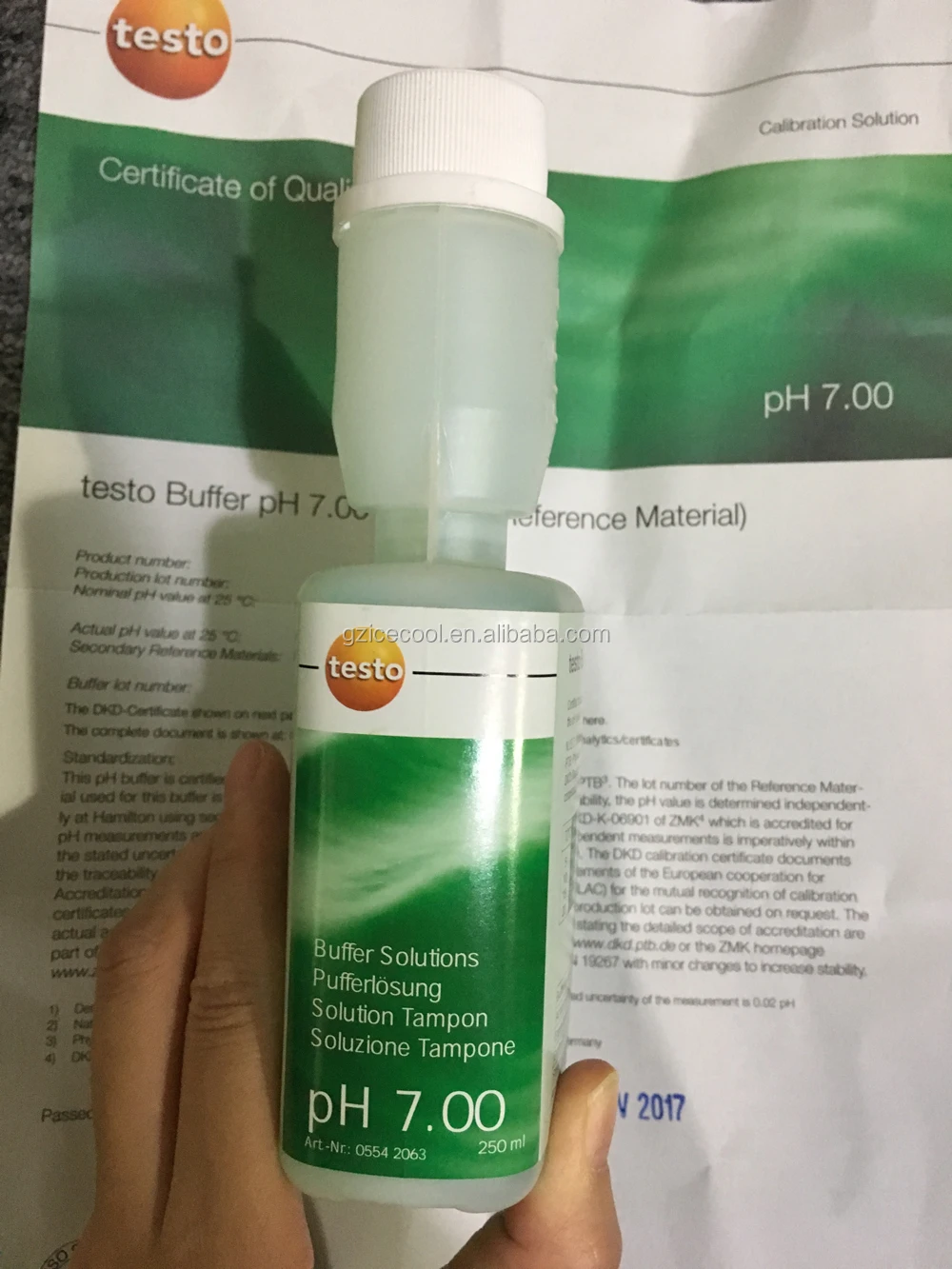 Testo 250ml Ph Buffer Solution - Calibrate with Precision