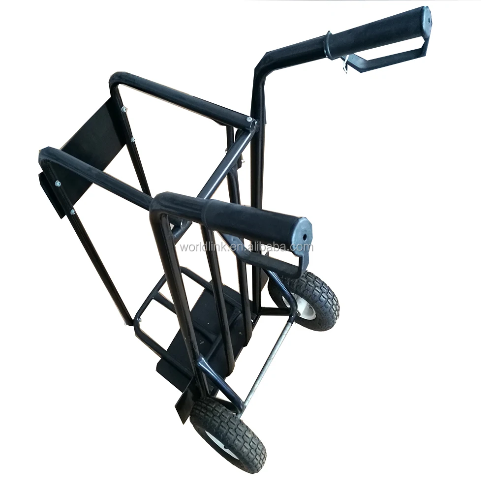 Install Steel 2 Wheels Unfoldable Garbage Collect Trolley - Buy Four ...