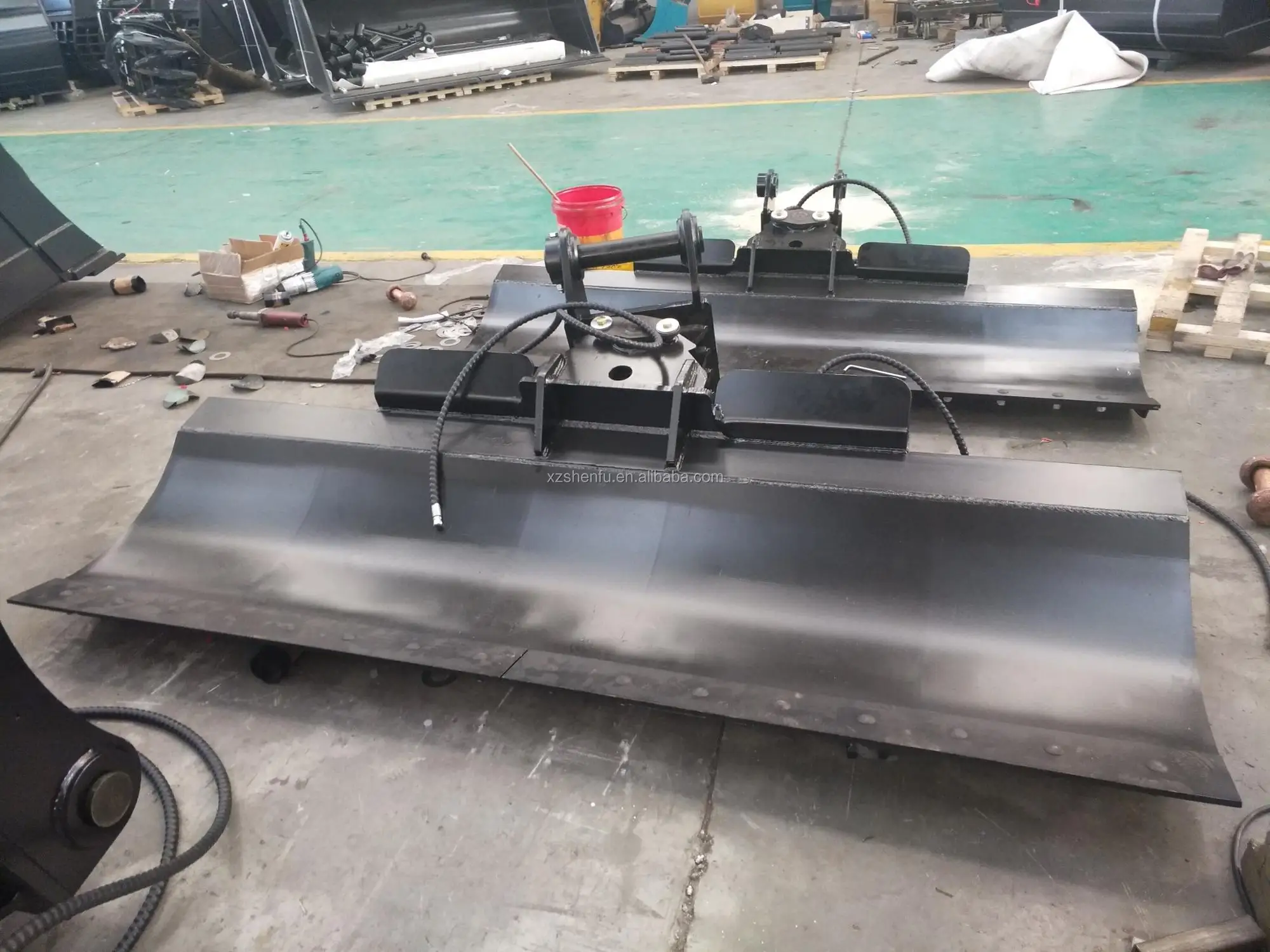 Tilting Grader Blade for 12t Excavator - 2500mm Width