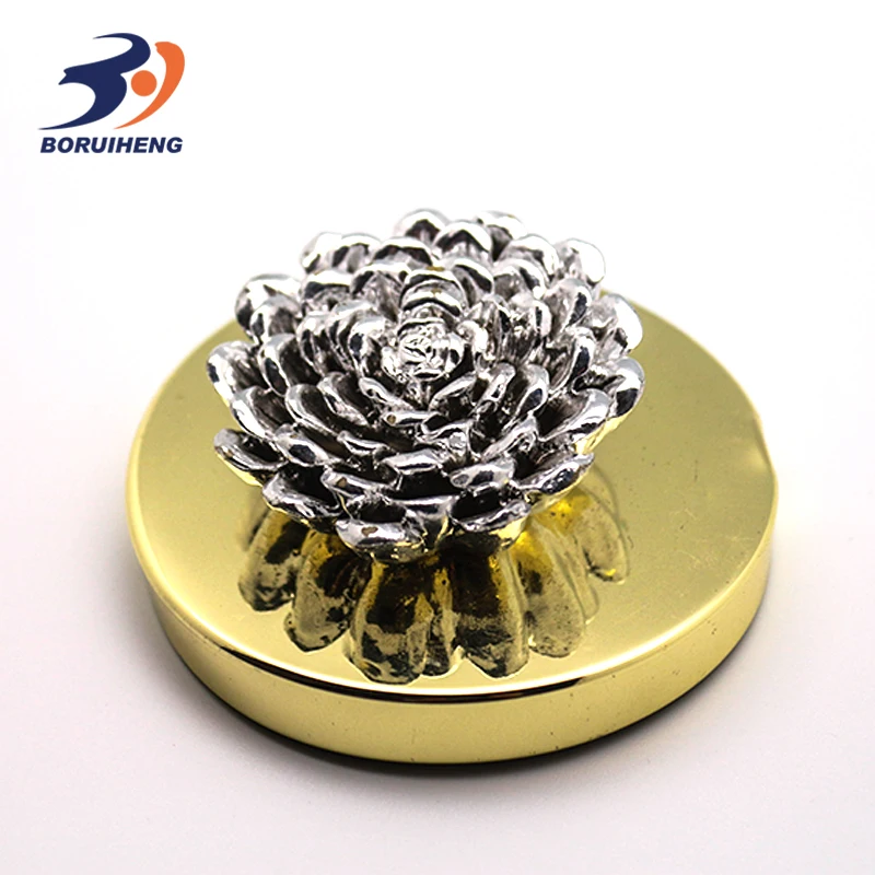 Oem Round Metal Candle Lid Gold Shiny Metal Mason Jar Lid - Buy ...