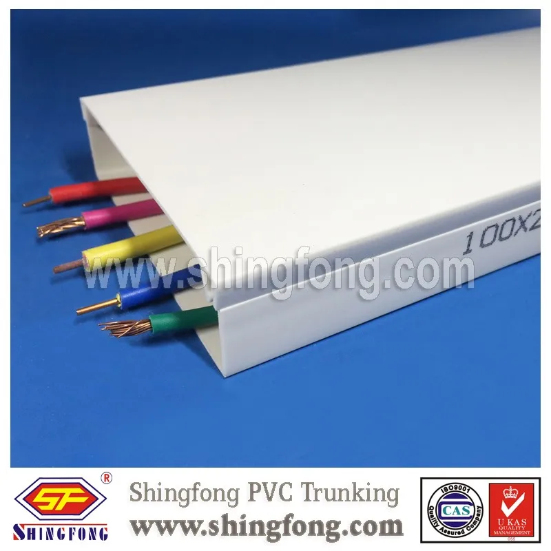 Belgium Pvc Electrical Wireway Pvc Cable Channel Size - Buy Pvc ...