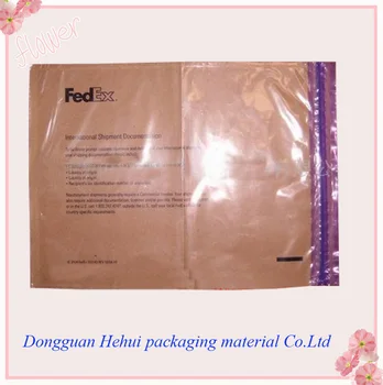 Fedex Express A4 Document Envelope Pouch With Minigrip - Buy Fedex ...