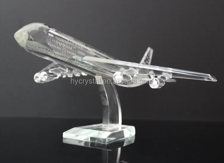 Custom Crystal Glass Passenger Plane Model For Wholesale - Buy Air ...