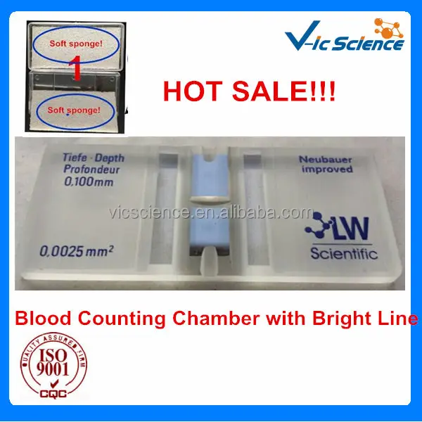 Durability Blood Counting Chamber With Bright Line - Buy Blood Counting ...