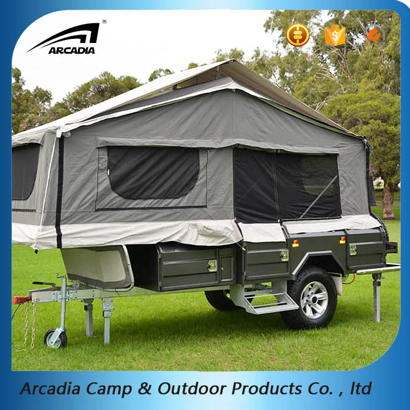 Australian Style off Road 4x4 Canvas Camper Trailer Top Tent
