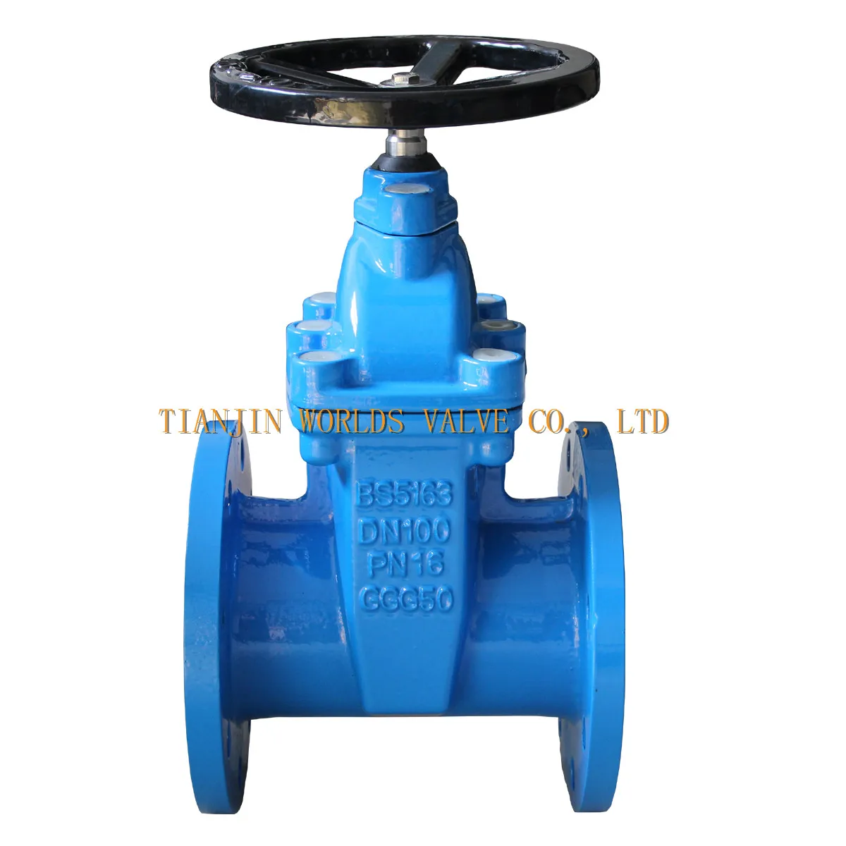 Bs5163 Pn16 Resilient Flanged Gate Valve - Buy Resilient Seated Gate ...