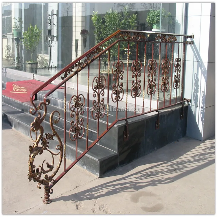 Wrought Iron Modern Garden Gate Design - Custom Metal Gates for Homes ...