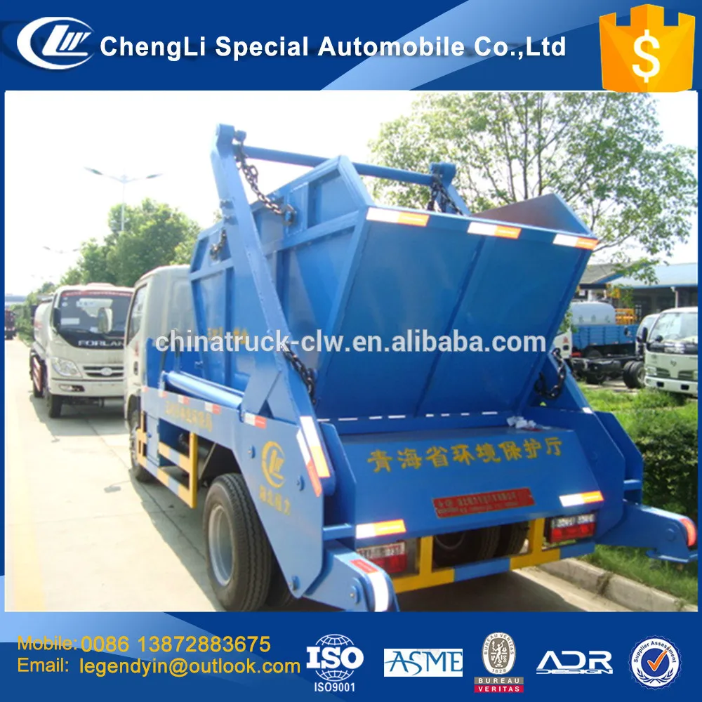 5070zb Swing Arm Skip Loader Garbage Truck Matching 4 To 5 Cbm Skip ...