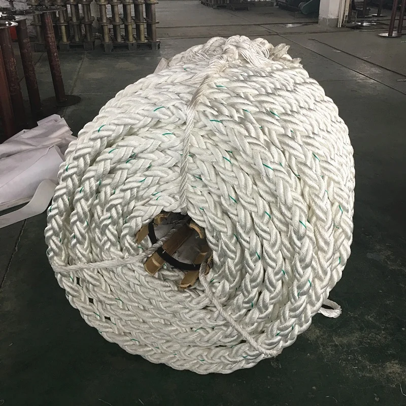 High Stretch Polypropylene 8 Strand Boat Ships Used Marine Mooring Rope ...