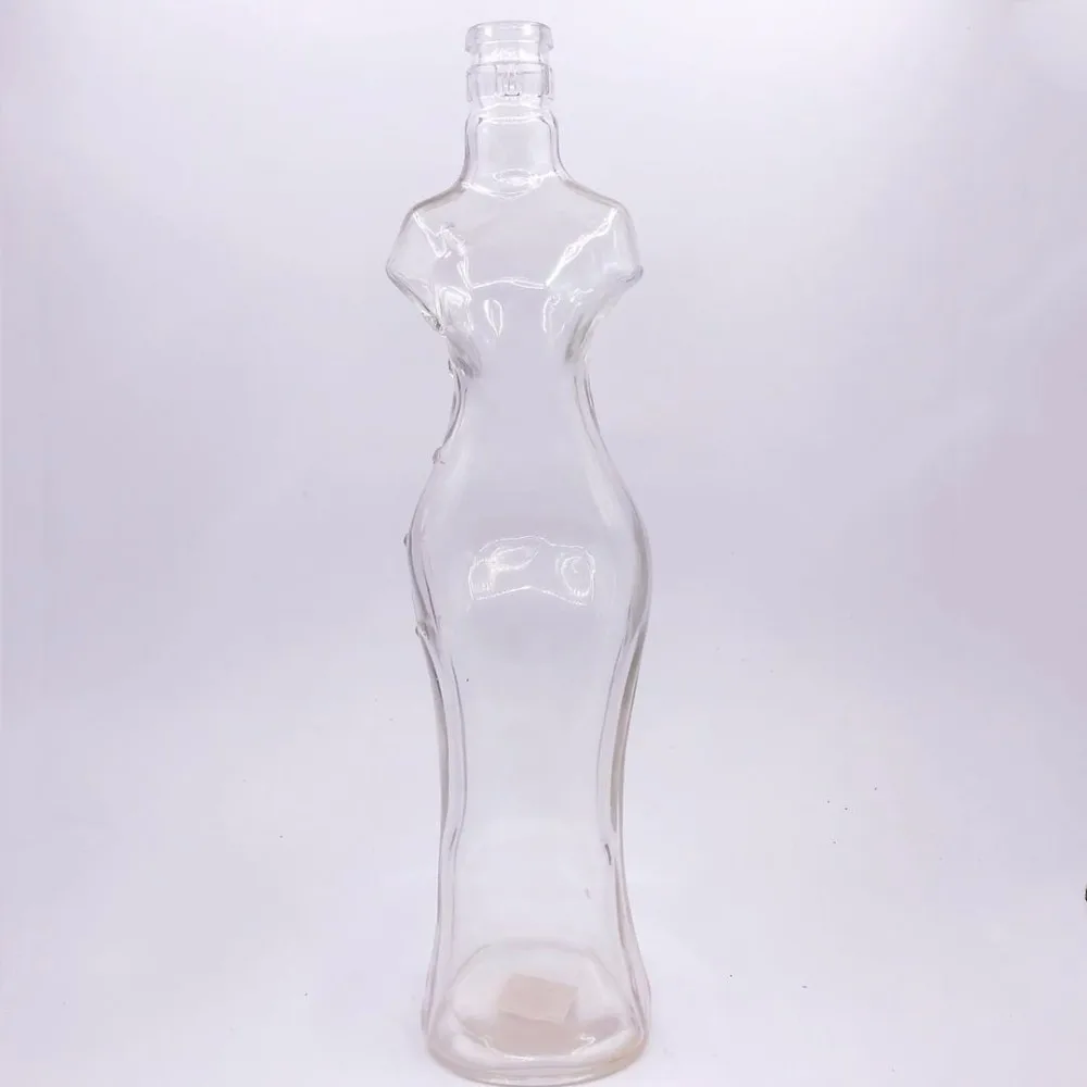 Unique White Fancy Vodka Decorative Liquor Woman Body Shaped Glass ...