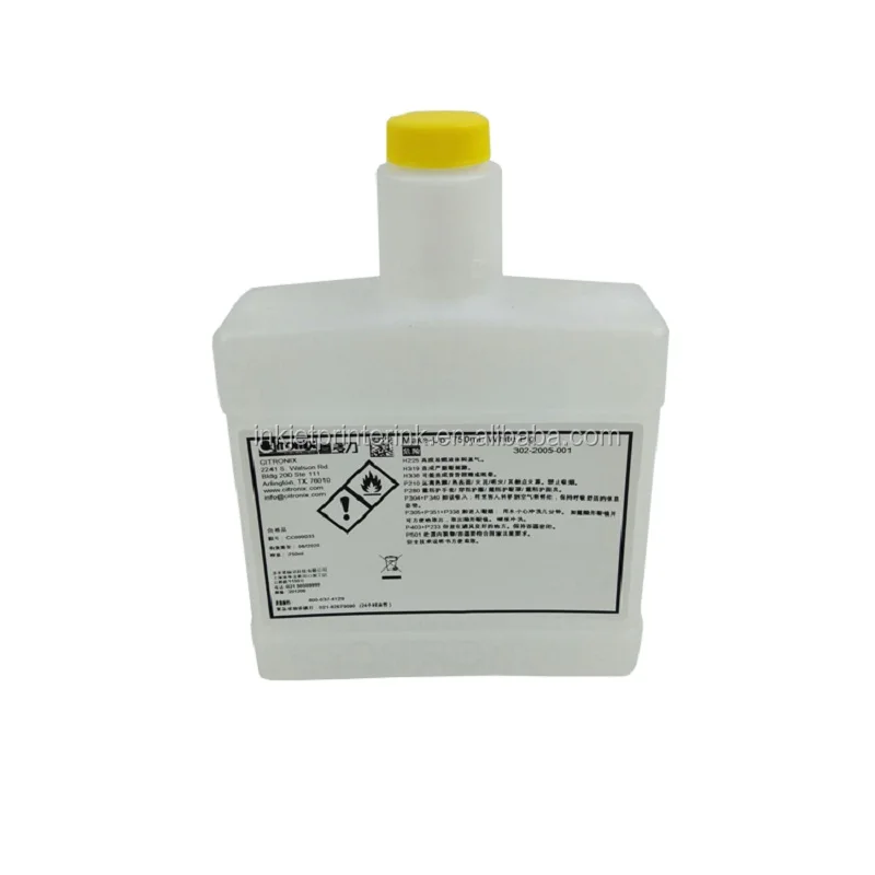 Solvent with Chip 302-1006-004 for Citronix Inkjet Printer Consumables ...