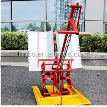 2 Rows Manual Walking Paddy Transplanter - High Productivity
