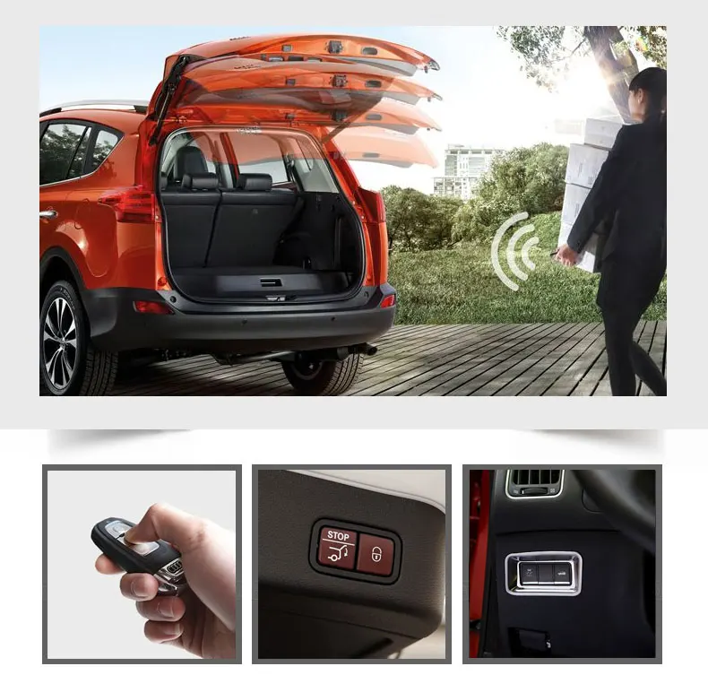 Double Pole Electric Tailgate System Door Open Sensors Smart Electric ...