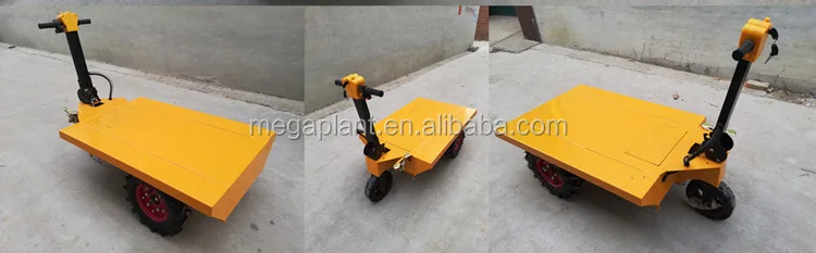 1 Ton Heavy Duty Electric Power Platform Trolley for Logistics
