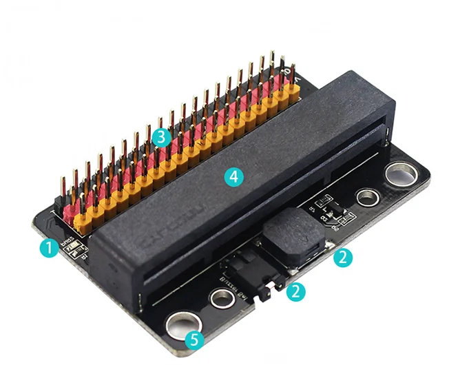 Pour Micro:bit Microbit GPIO Expansion Board Educational Shield pour ...