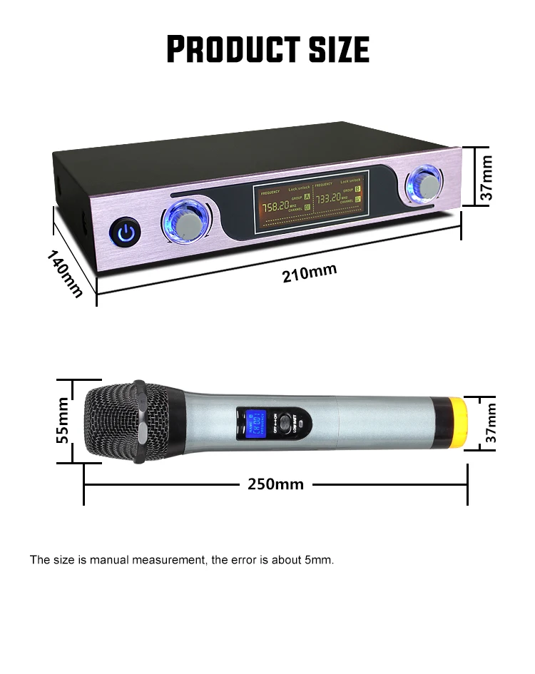 Cheap Cordless Microphone Price - Mu589 Microphone Cordless Price