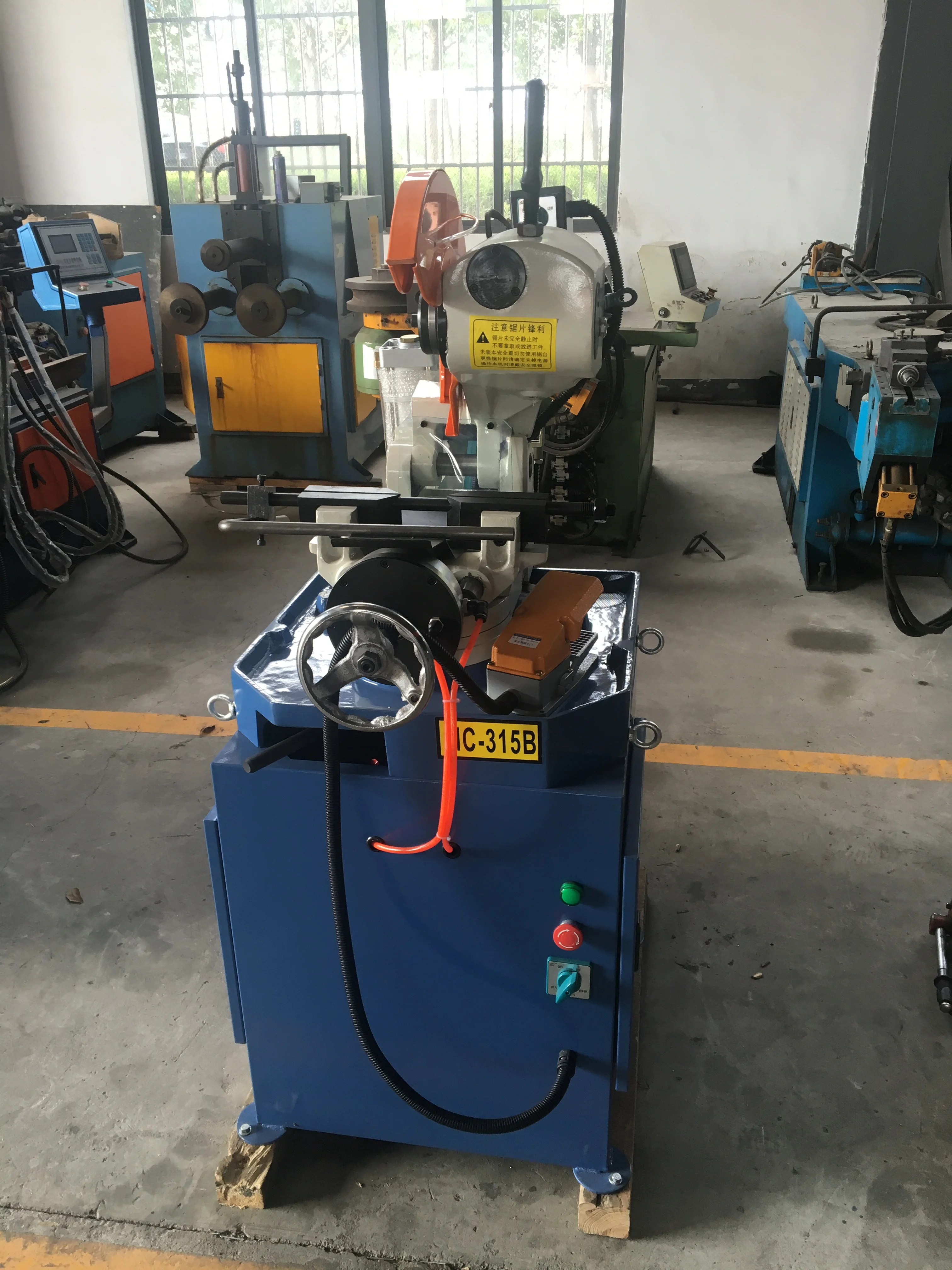 MC-275B Pneumatic Saw Blade Pipe Cold Cutting Machine