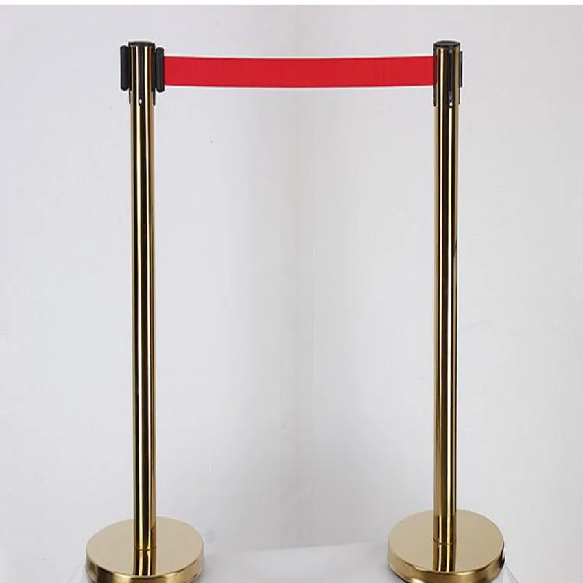 Stainless Steel Queue Fence Telescopic Guardrail Isolation Belt Queue ...