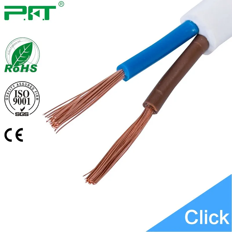 Power Cable 2*0.5 Mm2 Copper Conductor Pvc Flexible Rvv Cable - Buy 2 ...