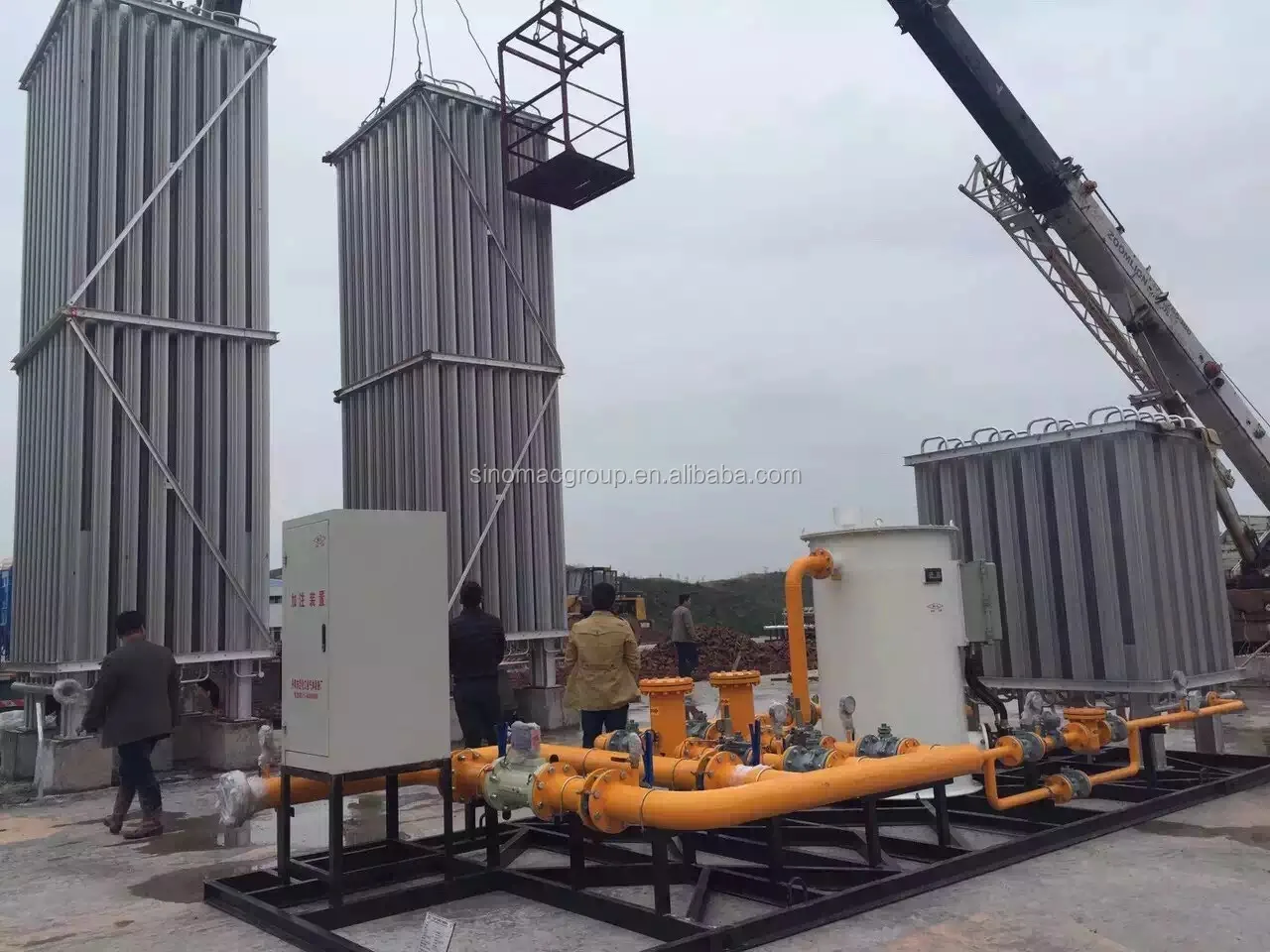 Liquid Oxygen Nitrogen Argon LNG CO2 Refilling Pumps Station Skid ...