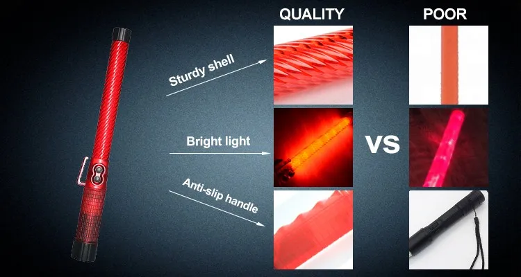 Flashing Marshalling Sticks - Safe Aircraft Control Tools