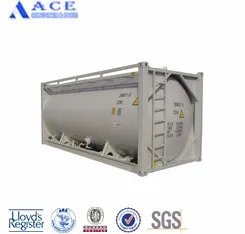 65000L Asphalt Bitutainer 40ft Bitumen Transportation Tank Container ...