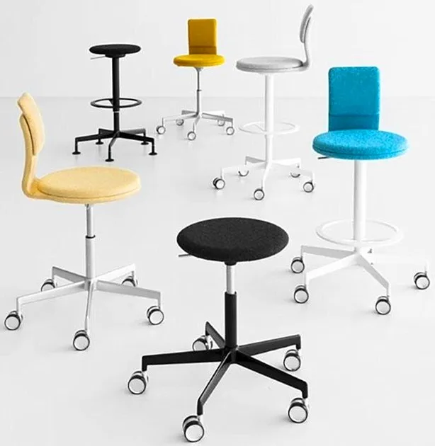 Modern Appearance Esd Adjustable Swivel Lab Chair With Wheels - Buy Lab ...