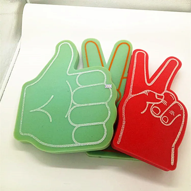 2018 Wholesale Sports Match Fans Soft Sponge Custom Finger Sports Foam ...
