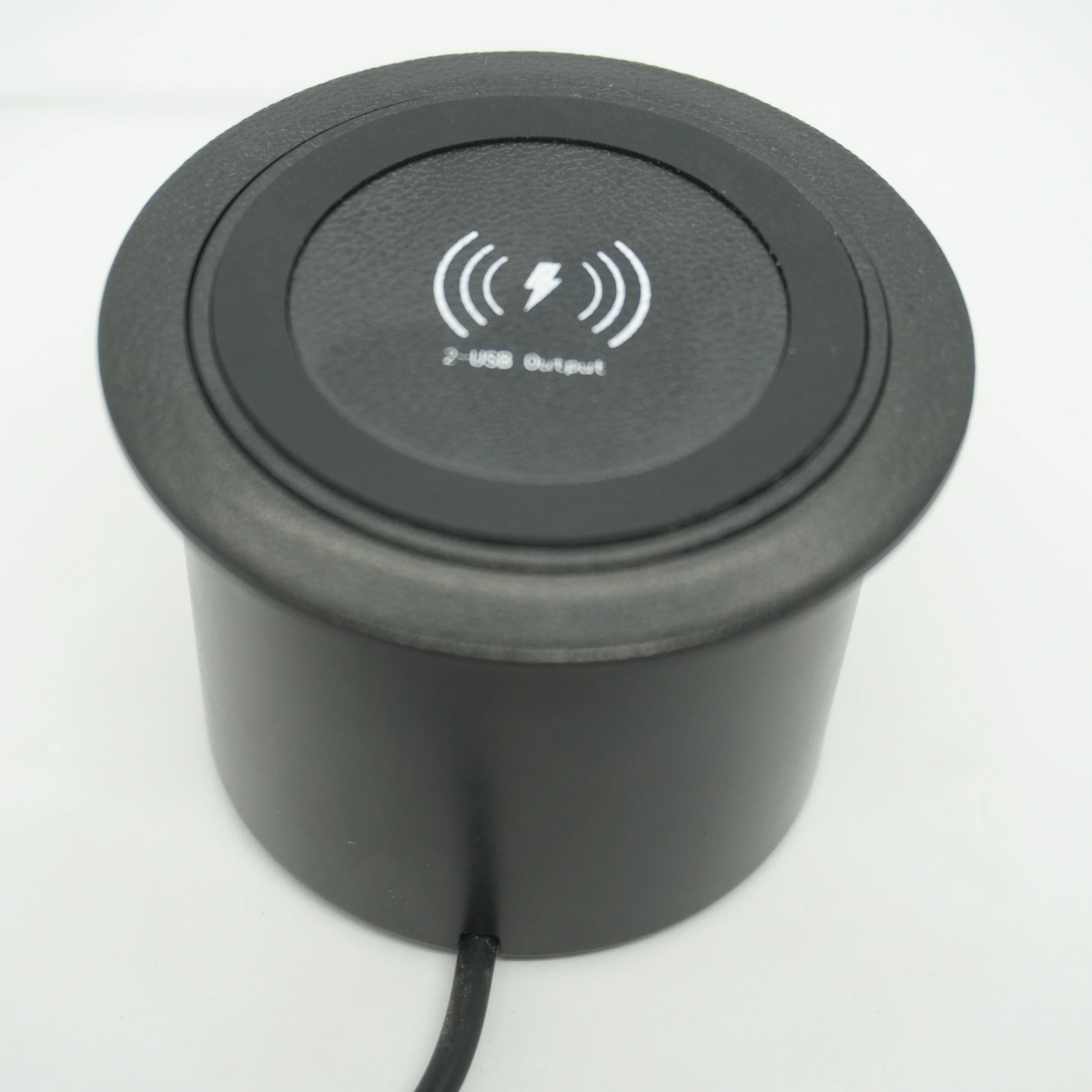 Pop Up Mobile Wireless Charger With Usb Outlet For Desk - Buy Mobile ...