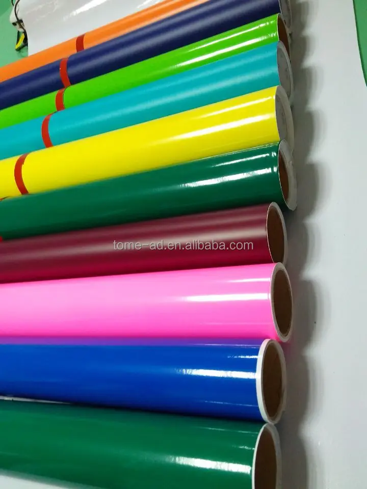 Color Cutting Vinyl Sticker Roll / Vinilo Adhesivos - Buy Cutting Vinyl ...