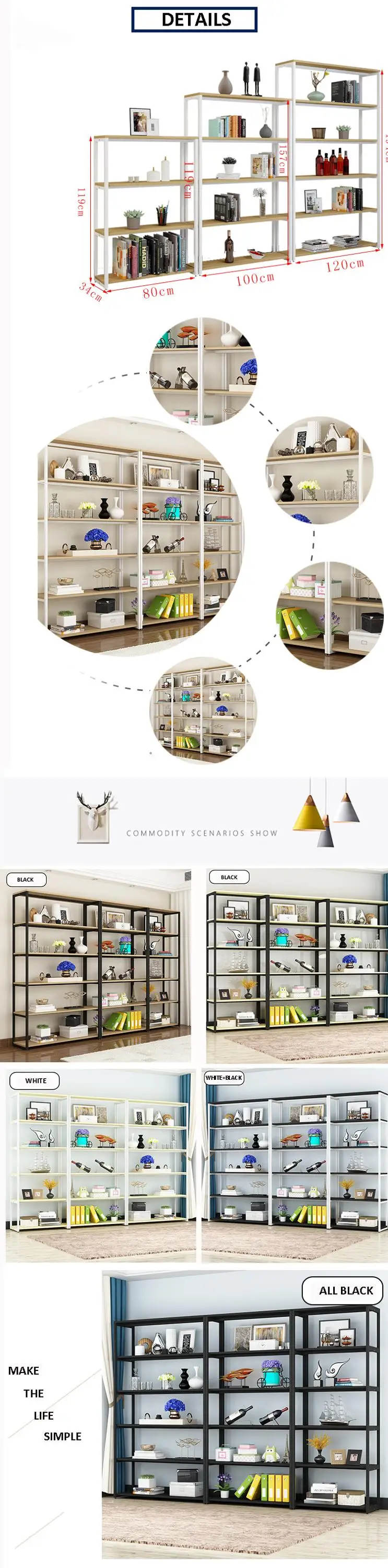 Miniso Shelf Supermarket Wooden Display Shelf Wooden And Metal Shelving ...