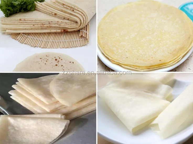 Automatic Lumpia Wrapper Machine - Mini Spring Roll Maker
