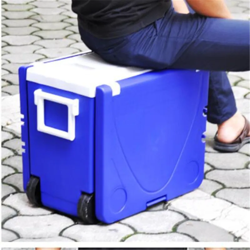 28l Plastic Folding Cooler Box Set With 2 Tables And 2 Stools For ...