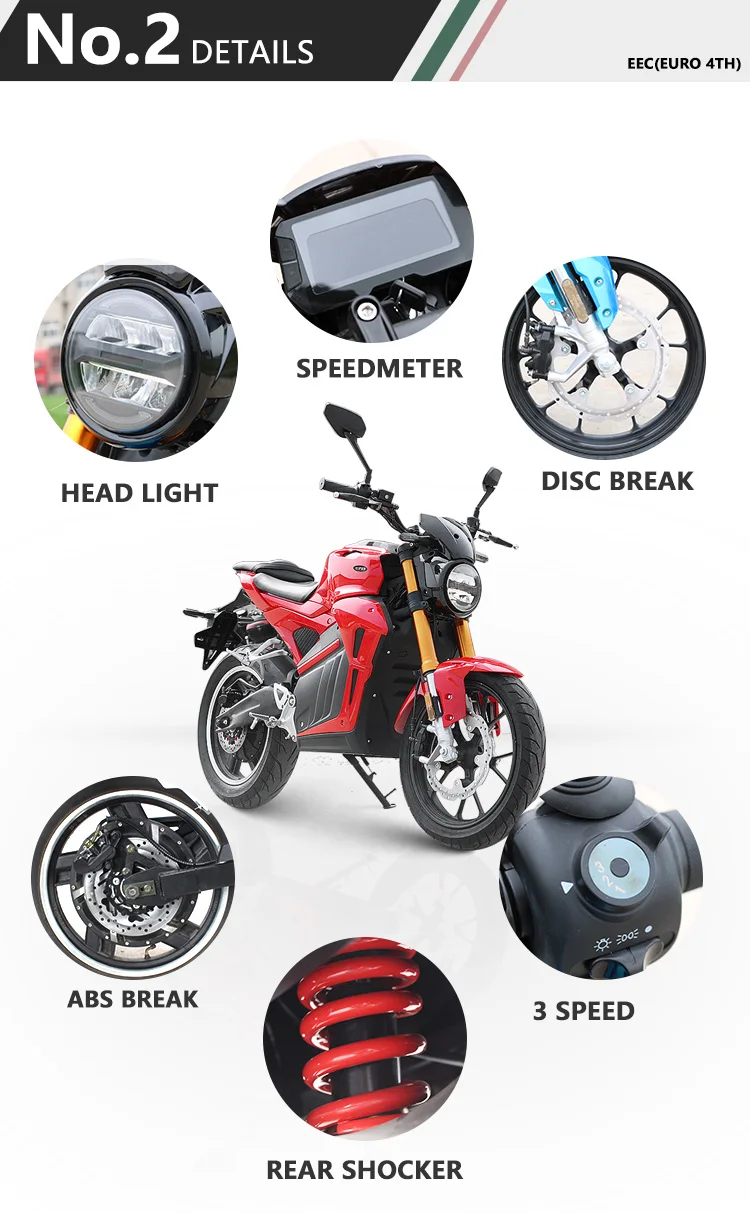 5000W Electric Motorcycle - High Speed Racing Power