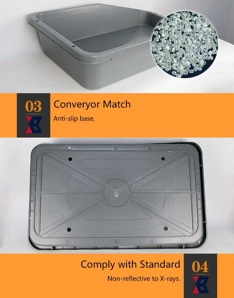 Airport Baggage Handling Luggage Tray For Conveyor Systems - Buy Trays ...