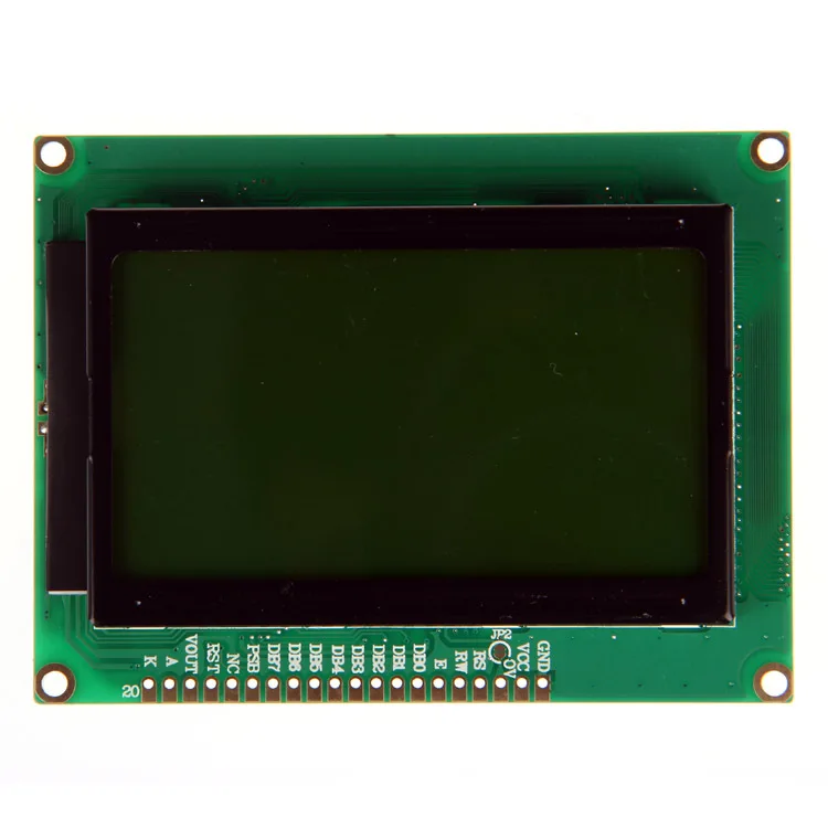 ST7920 Chinese Fonts built in LCD controller/driver with pic16f877a ...
